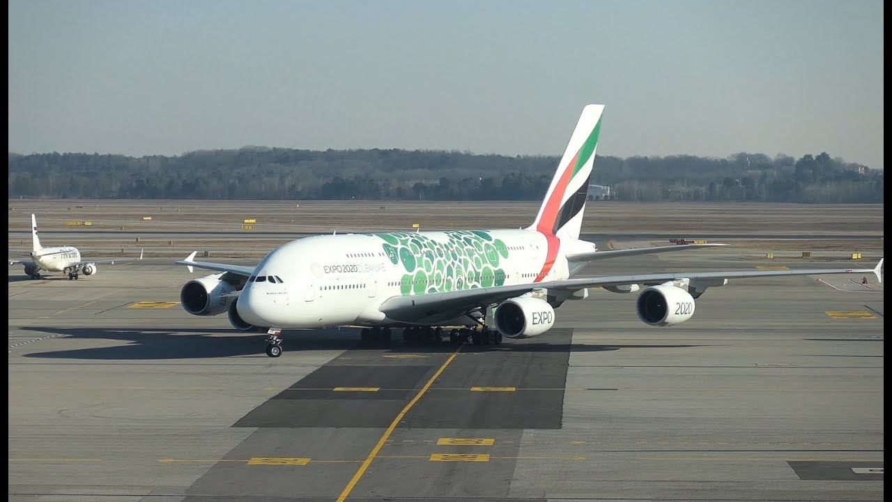 TRIP REPORT | EMIRATES A380-800 | Milano Dubai | EXPO 2020 livery - YouTube