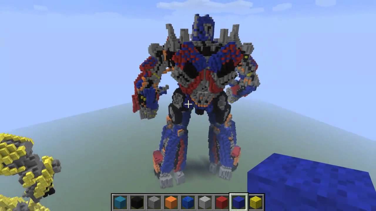 Minecraft - Optimus Prime - YouTube