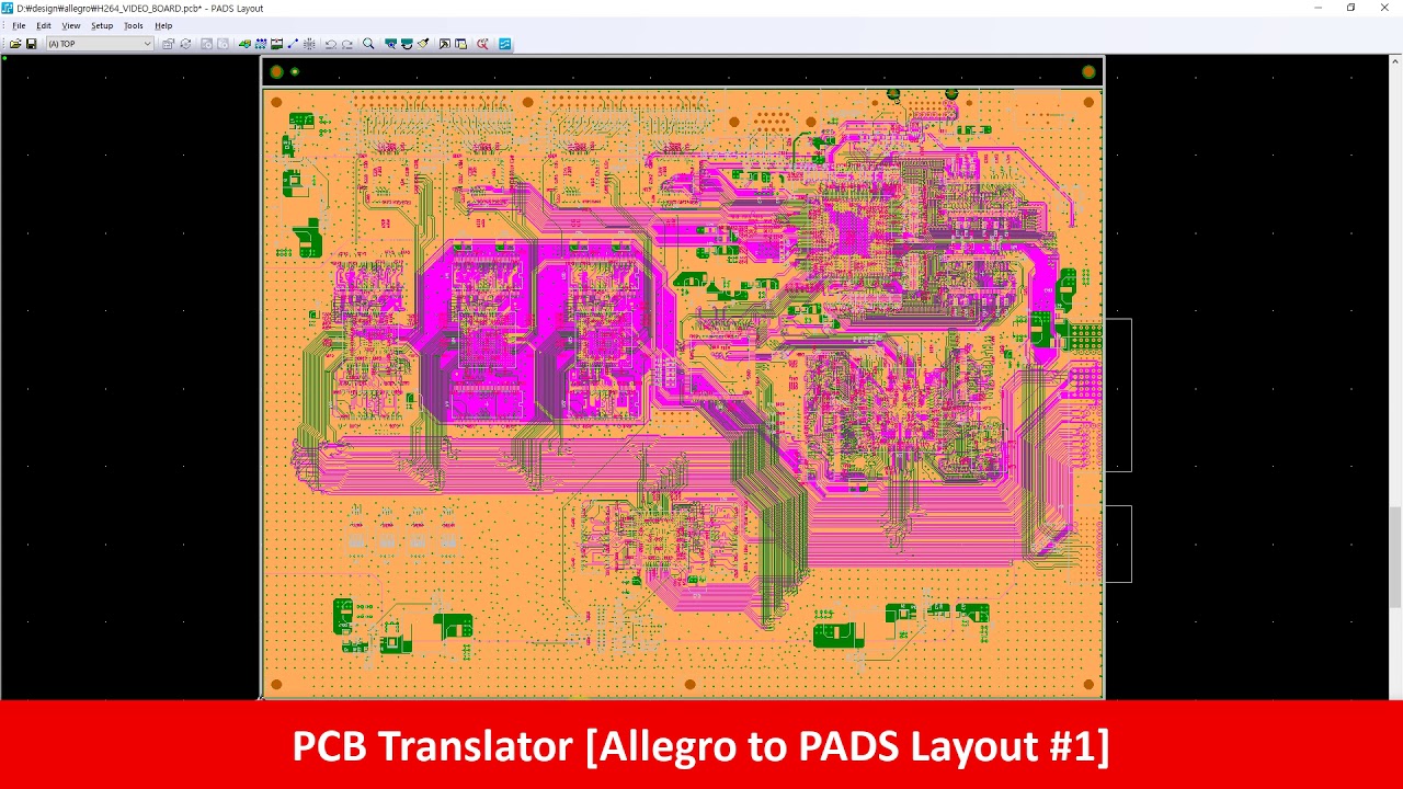 Allegro to PADS Layout translator. - YouTube