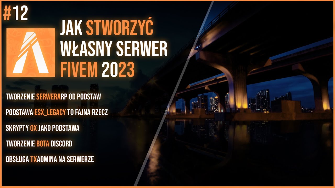 Tworzenie FiveM Paczki RP na ESX_Legacy / Tworzenie Bota Discord dla FiveM / Edycja wyglądu ...