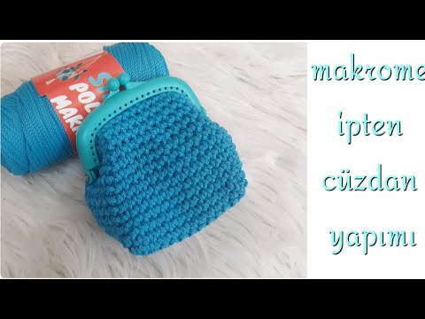 MAKROME İPTEN CÜZDAN YAPIMI / MAKROME CÜZDAN #KOLAY #CÜZDAN #ÇANTA #MAKROME