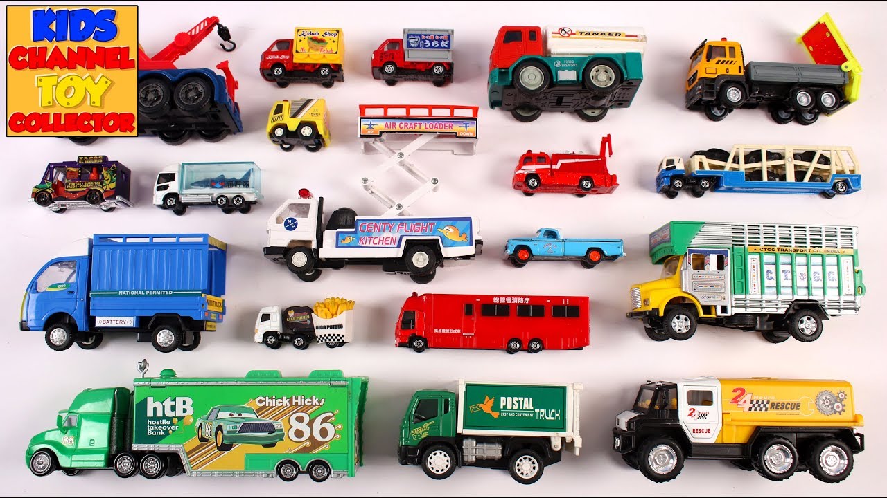 Trucks For Kids Children Toddlers babies | Food Truck tanker Truck ...