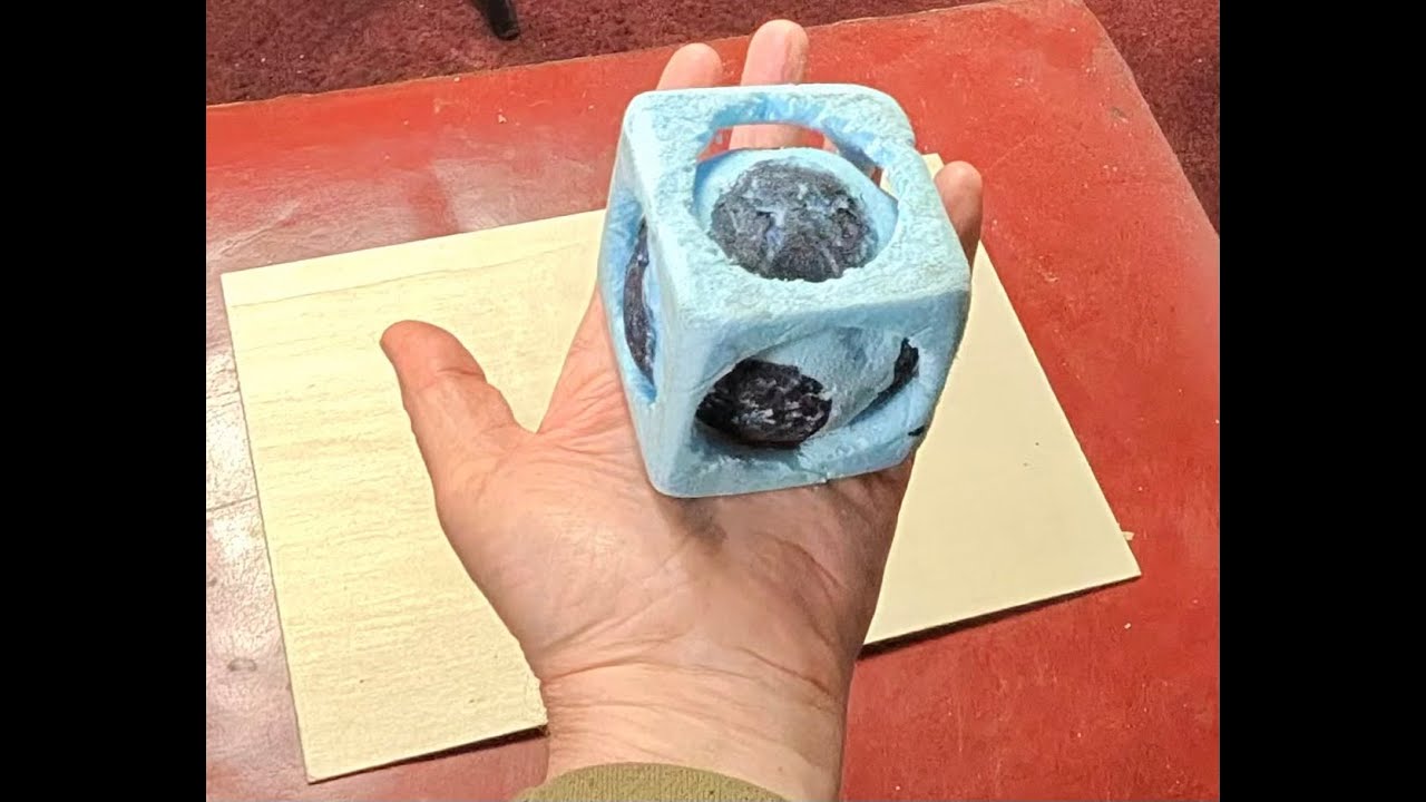 Carving a Sphere inside a Cube - YouTube