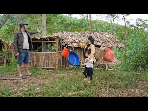  18-Year-Old Single Mom Builds a Bamboo House Alone in 120 Days | Full Story 