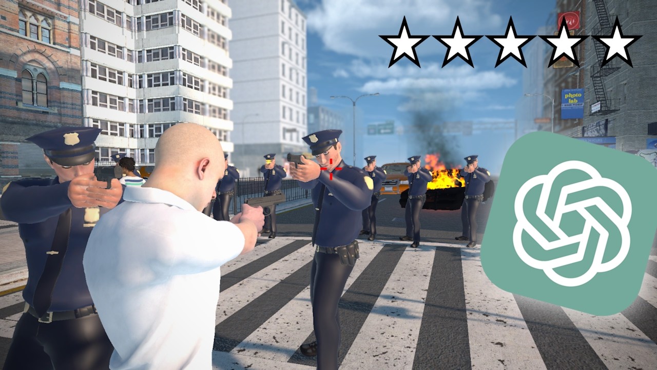 Adding Cops to my GTA Game using ChatGPT - YouTube