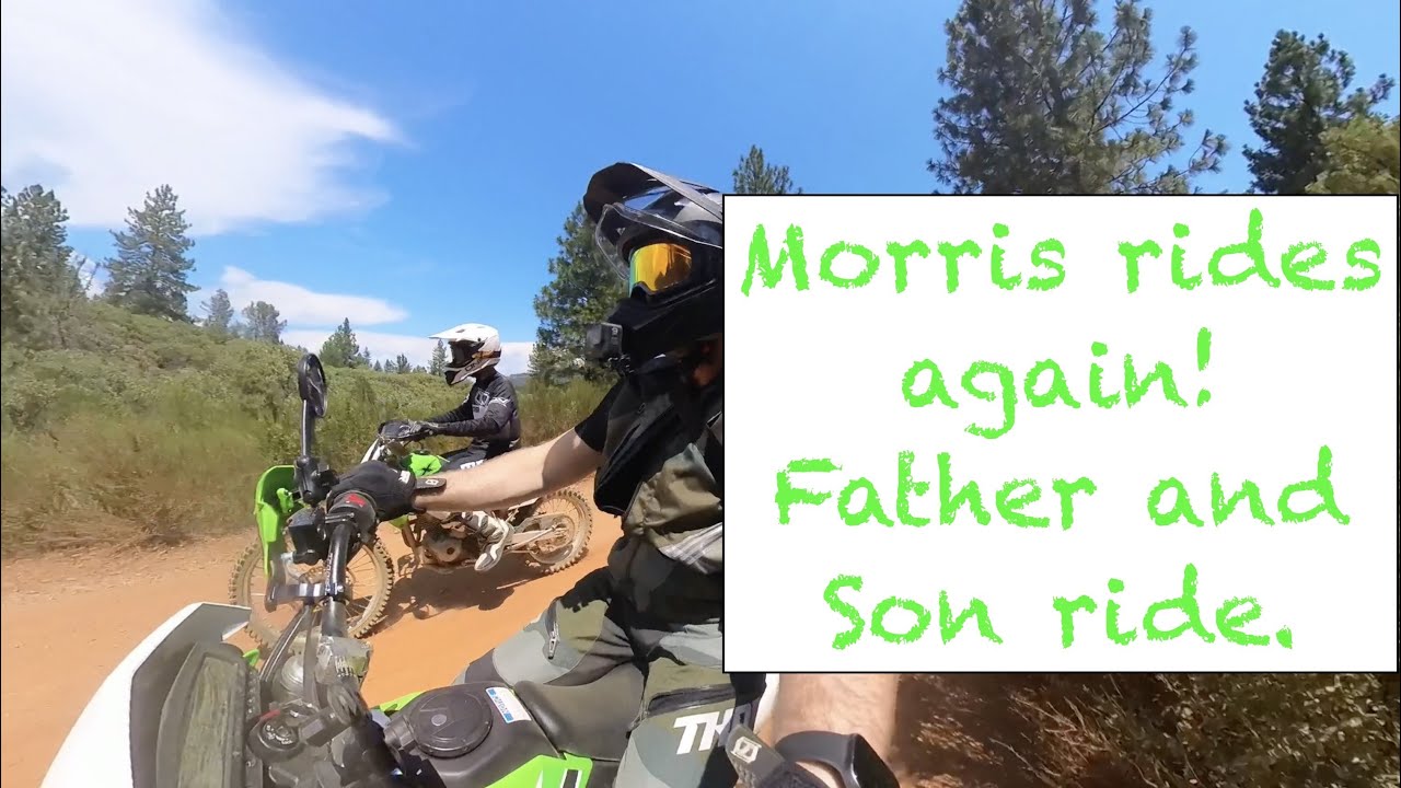 Morris rides again! Father and Son ride. - YouTube