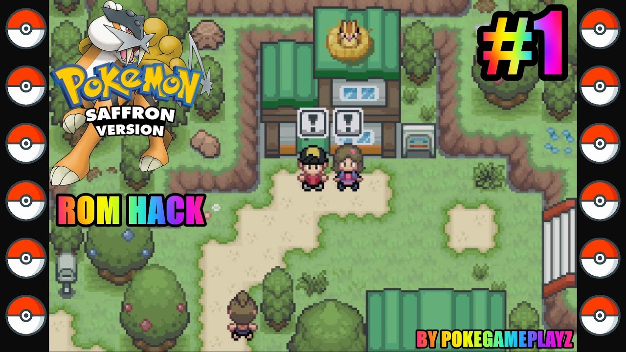 Pokémon SAFFRON (ROM HACK) WALKTHROUGH #1 - YouTube