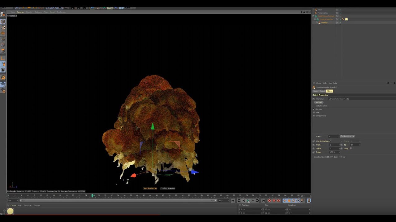 Cinema 4D R20 finally waited for the arrival of openvdb - YouTube