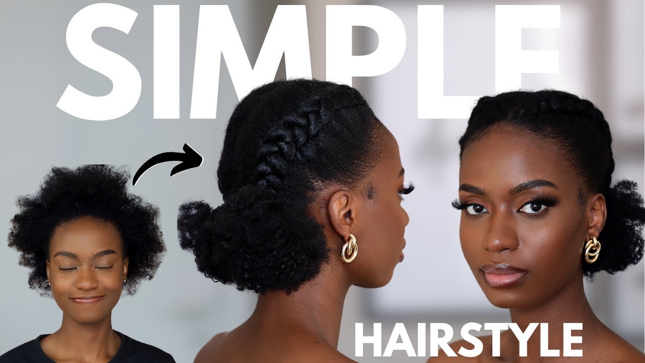 QUICK AND EASY 10 MINUTES NATURAL HAIRSTYLE FOR SHORT MEDIUM AND LONG ...