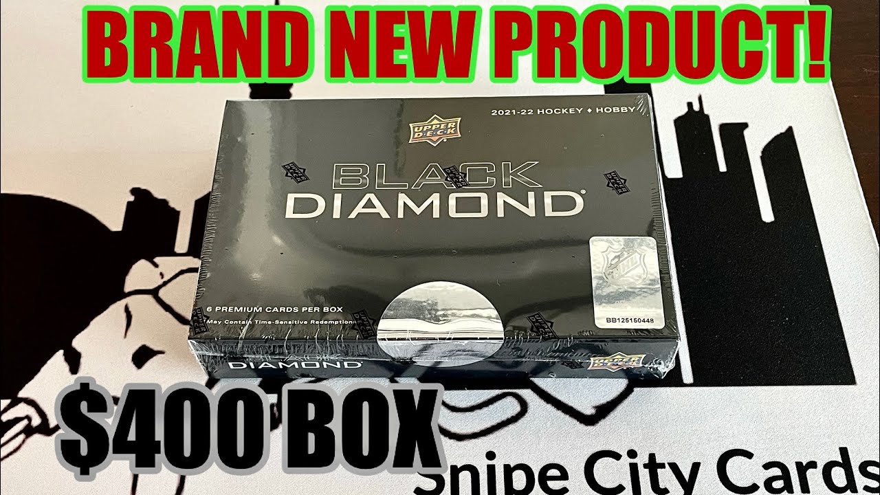 BRAND NEW PRODUCT - Opening a Hobby Box of 2021-22 Upper Deck Black ...