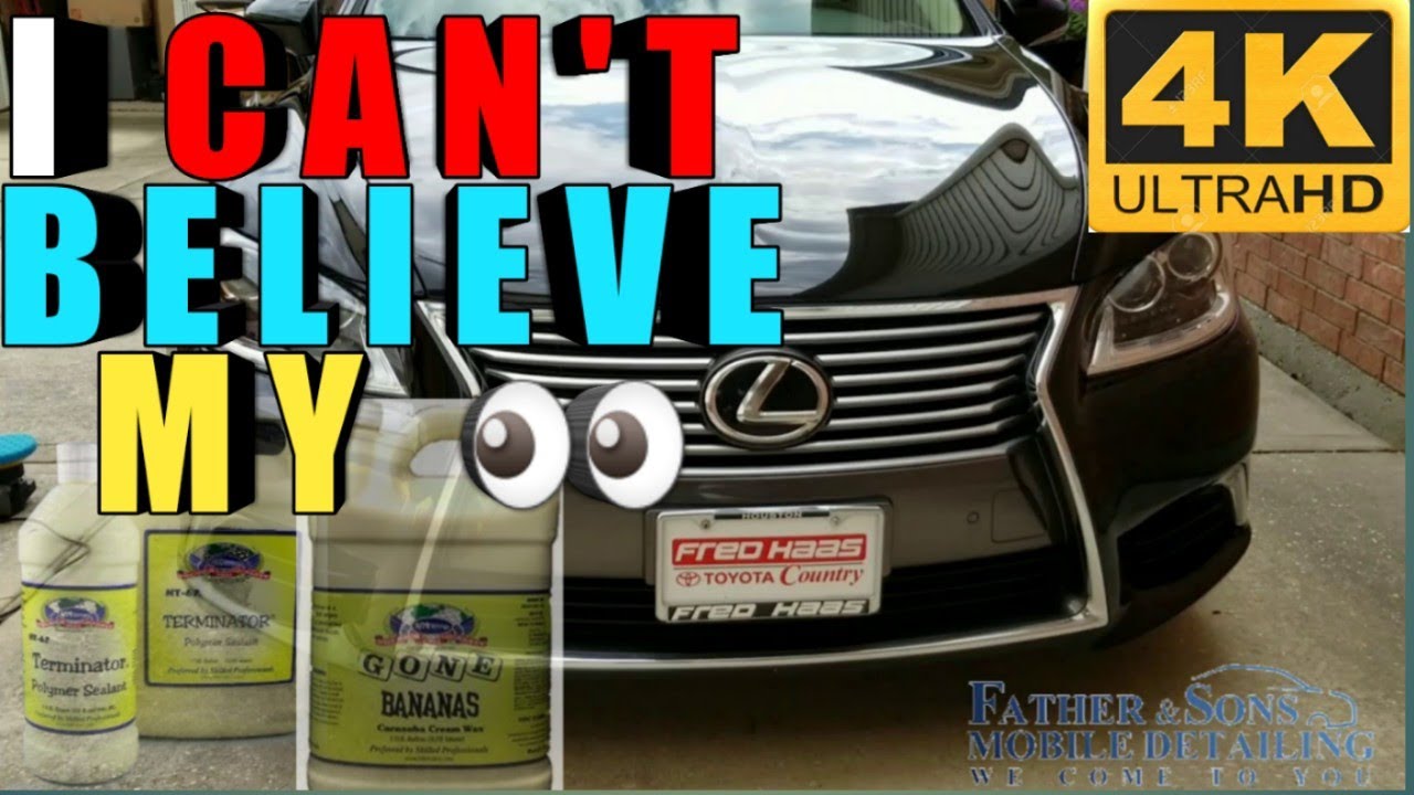 Lexus LS 460. HT-62 Terminator Paint Sealant & Gone Banananas Wax ...