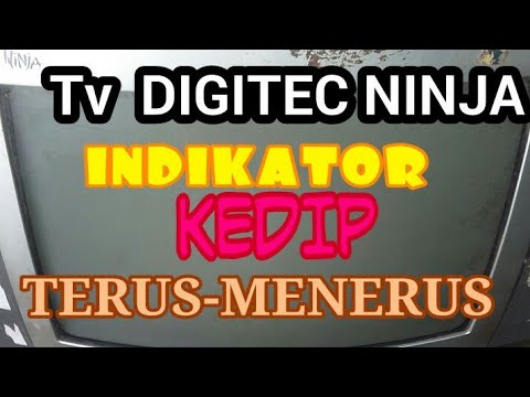 Tv digitec ninja indikator kedip terus-menerus - YouTube