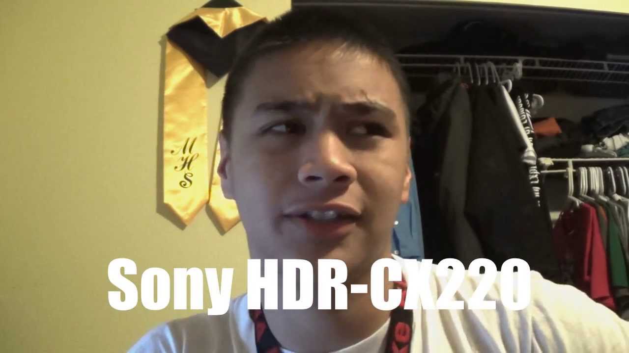 Sony HDR-CX220 test - New Camera - YouTube