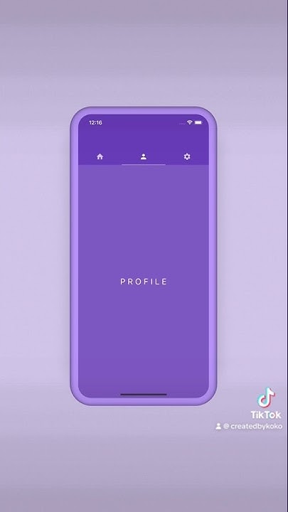 💜📱tab bar menu • mini code tutorial 👨🏽‍💻 #flutter - YouTube