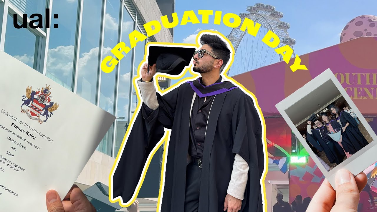 GRADUATION vlog UK | University of the Arts London 2024 - YouTube