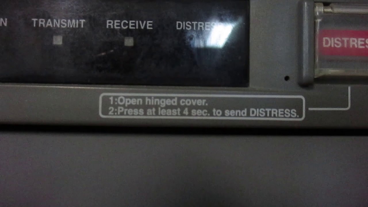 SAT C TELEX SENDING DISTRESS ALERT - YouTube