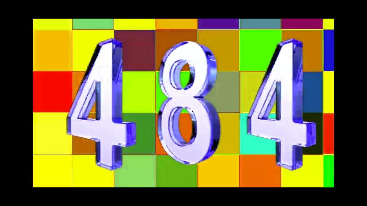 Numbers 1-1000 (Colorful 3D) sped up part 2 - YouTube