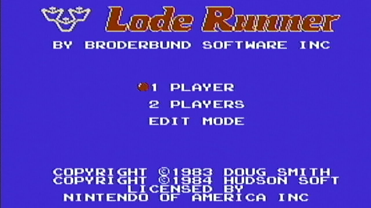 NES Game ~ Lode Runner Gameplay - YouTube