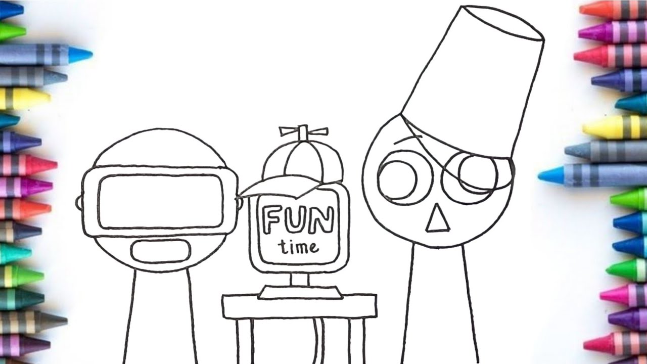 How To Draw GARNOLD, Mr. FUN COMPUTER, And BRUD (Sprunki Incredibox ...