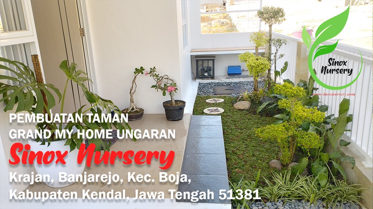 PEMBUATAN TAMAN DI PERUM GRAND MY HOME UNGARAN - YouTube