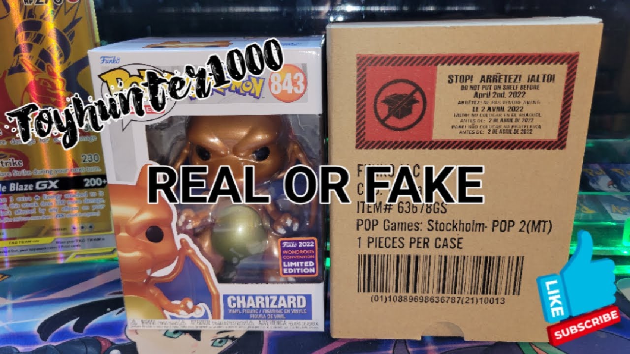 Rare Unreleased Metallic Charizard Wondercon 2022 Exclusive Funko Pop