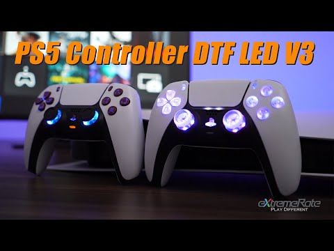 eXtremeRate PS5 DualSense Controller DTF LED Kit V3 Installation Guide - On/Off Sync with Controller