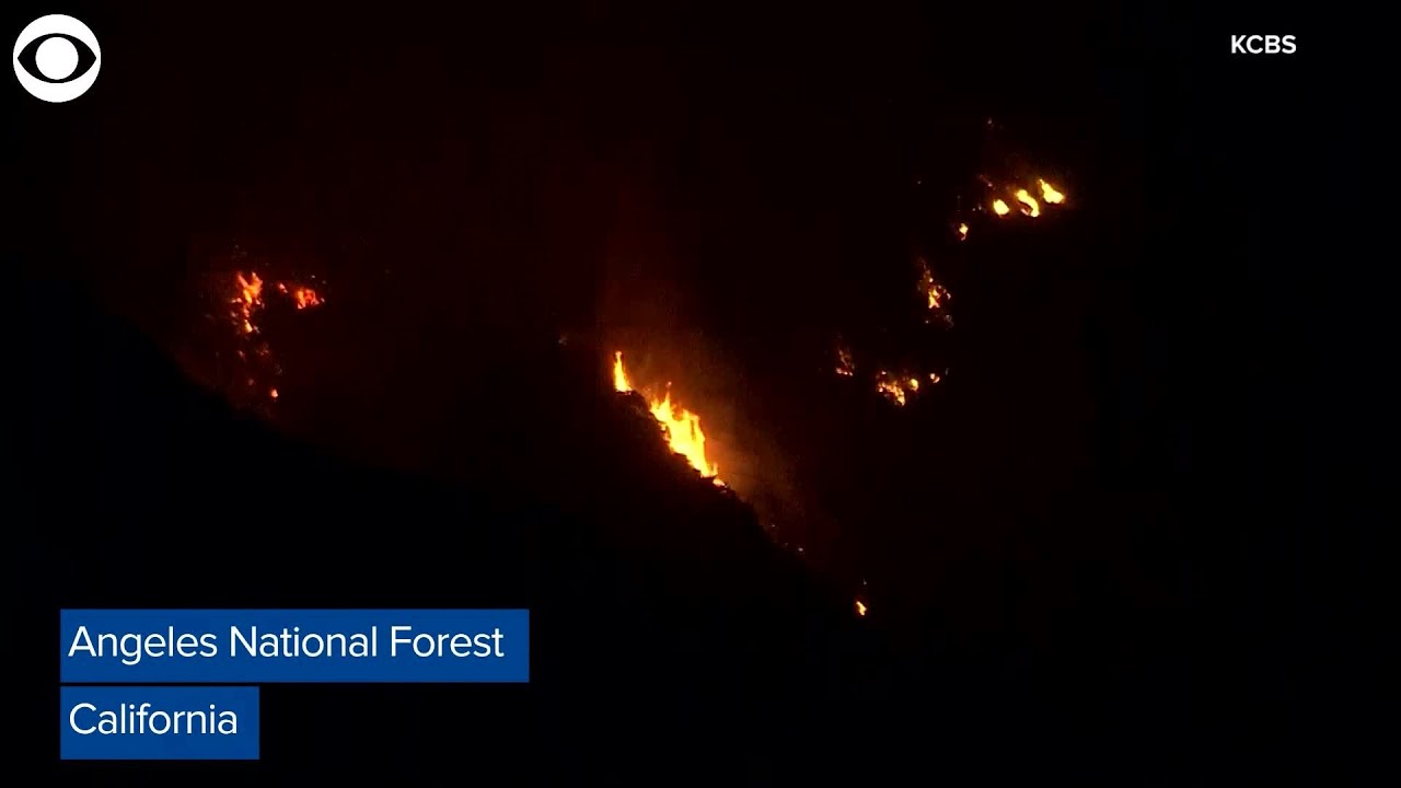 WEB EXTRA: Angeles National Forest Fire - YouTube