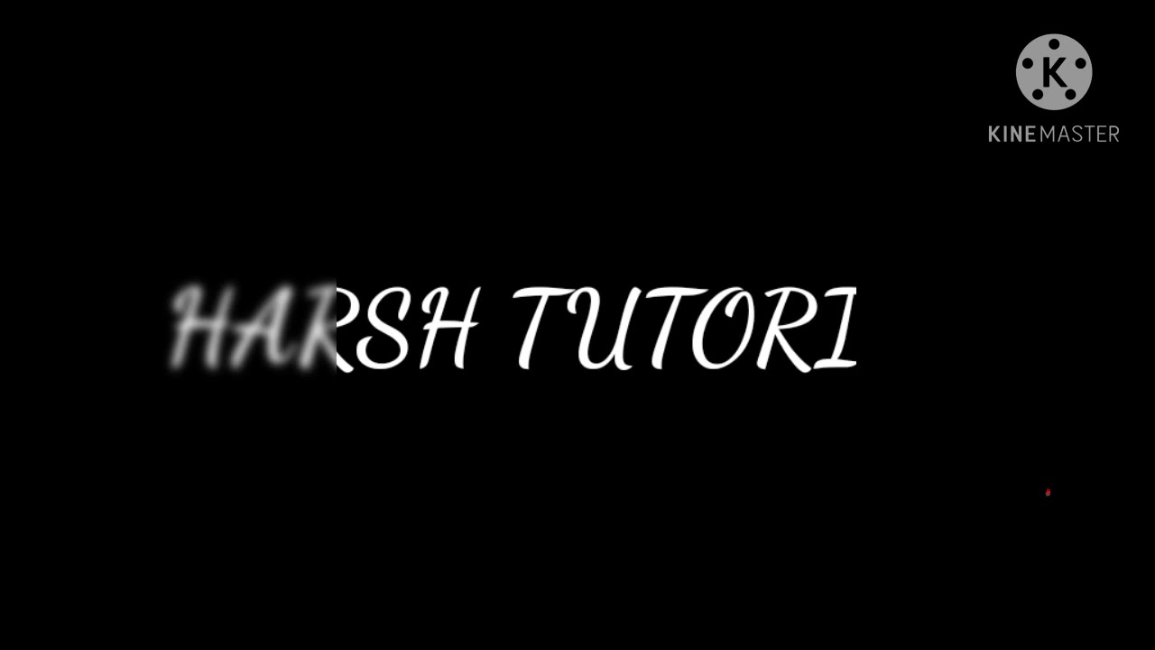 HARSH TUTORIAL - YouTube