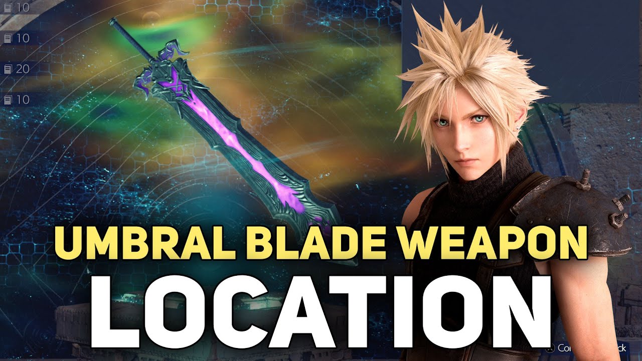 FF7 Rebirth - Umbral Blade Weapon Location (Cloud Sword) - YouTube