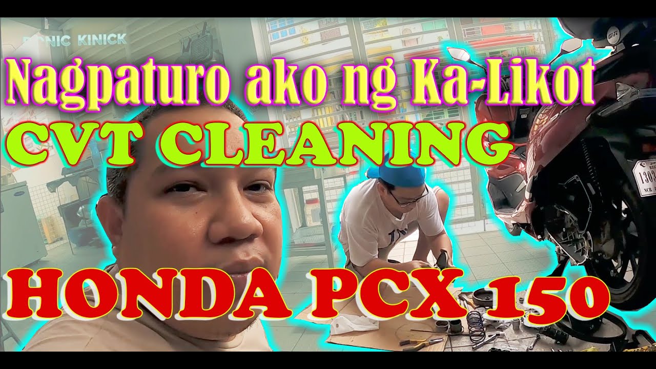 HONDA PCX 150 CVT CLEANING - YouTube