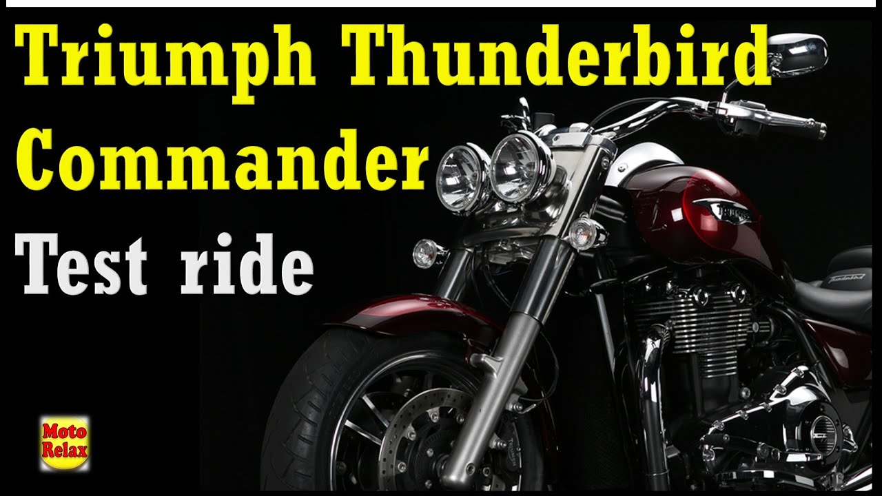 Triumph Thunderbird Commander 1700 - Test ride - Brasil - YouTube