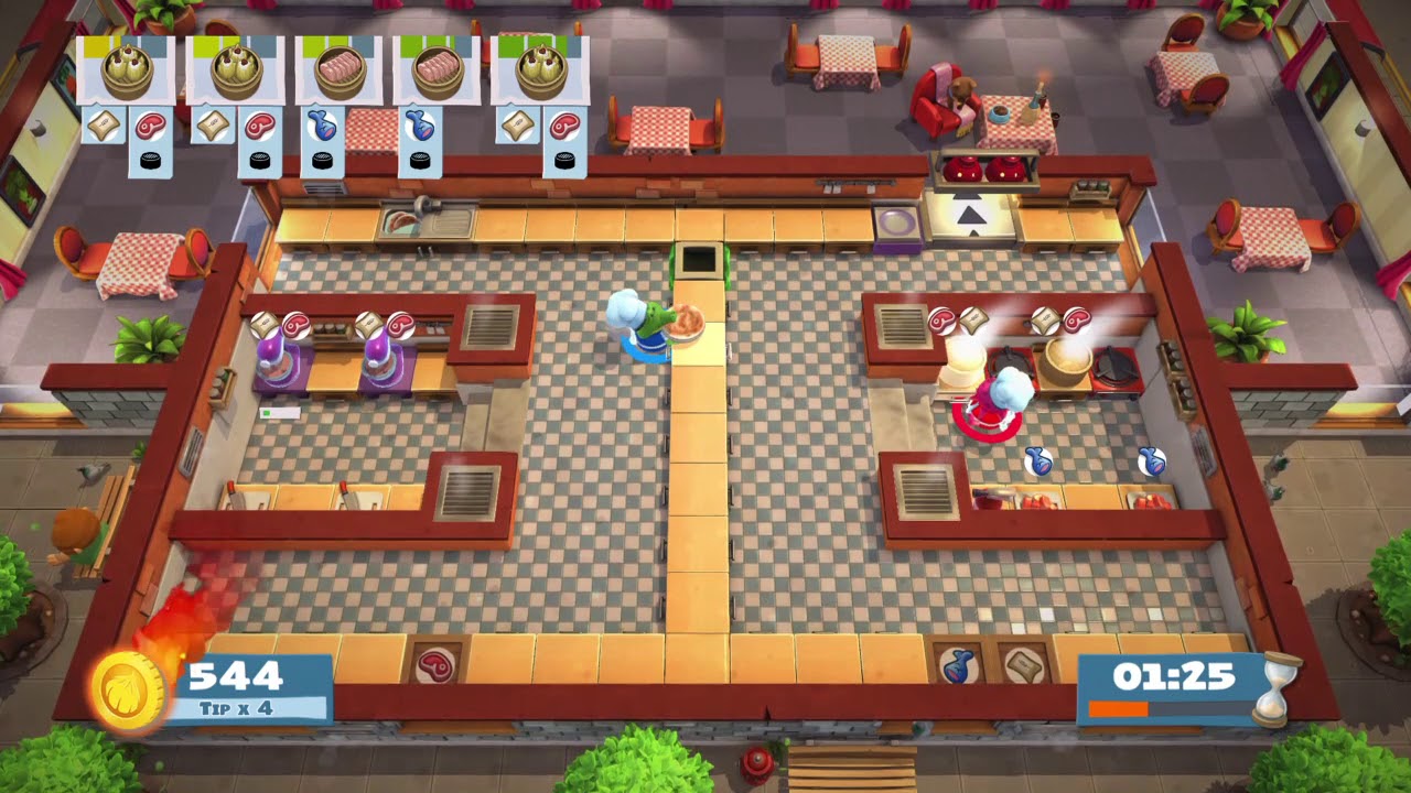 Overcooked 2 - Special Level Kevin 1 - 3 Stars Walkthrough - YouTube