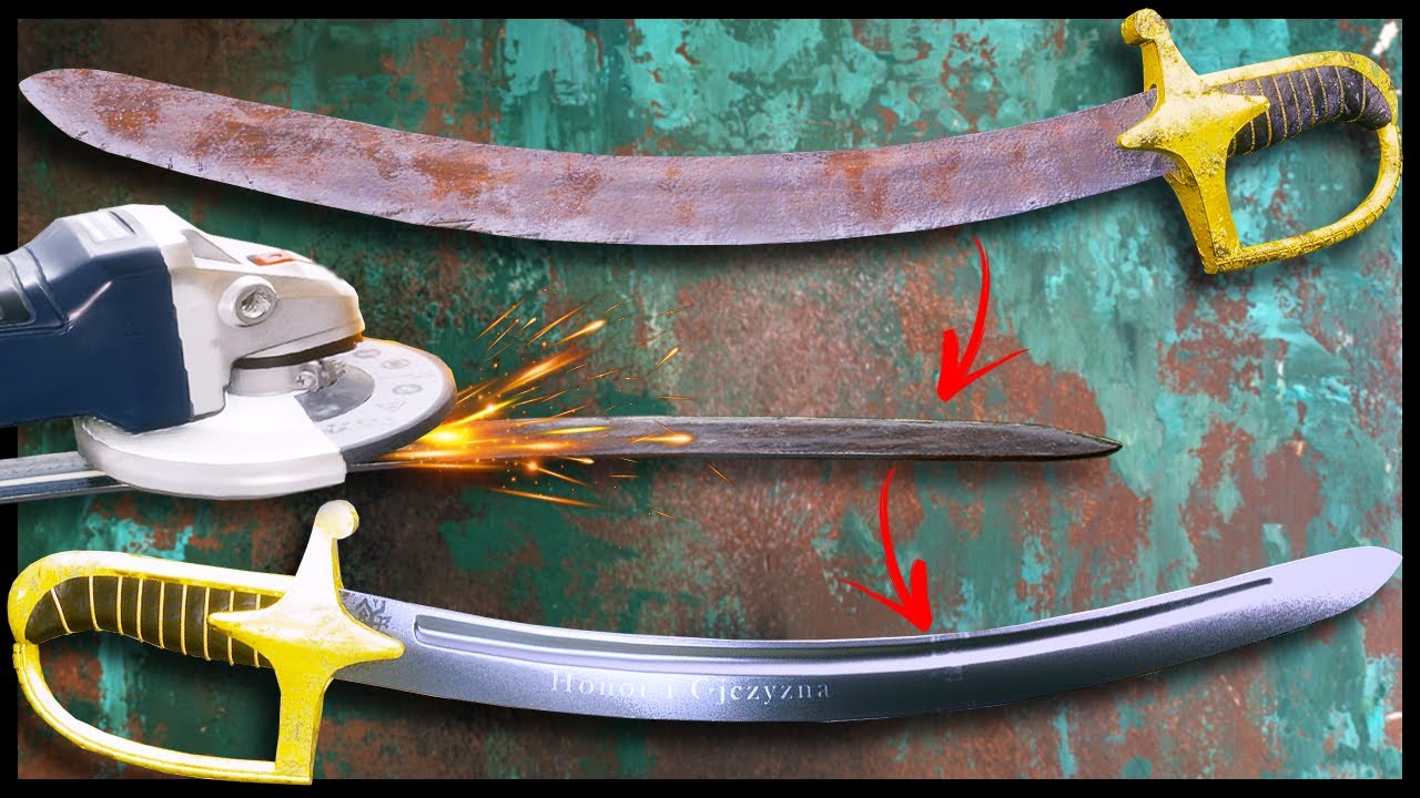 Super Satisfying Old Rusty Sword Restoration - Workshop Simulator - YouTube