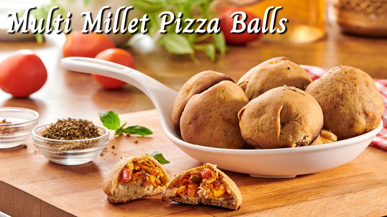 Multi Millet Pizza Balls made from Aashirvaad Multi Millet Mix | ITC ...
