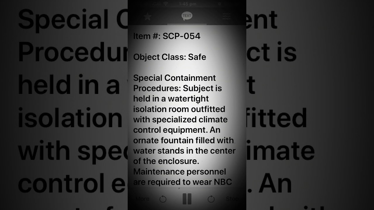 Scp 054 Water Nymph - YouTube