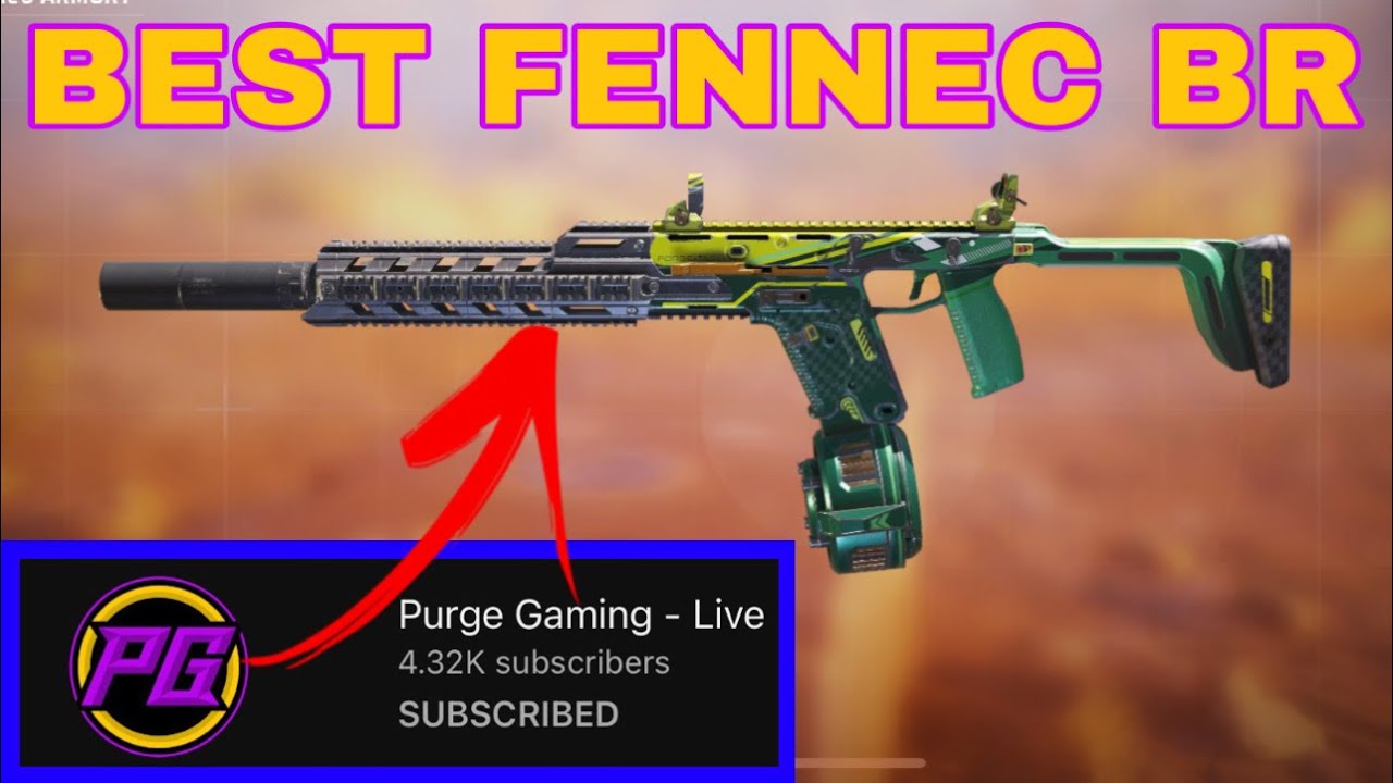 @PurgeGaming-Live BEST Fennec Gunsmith | CODM BR SEASON 11 - YouTube