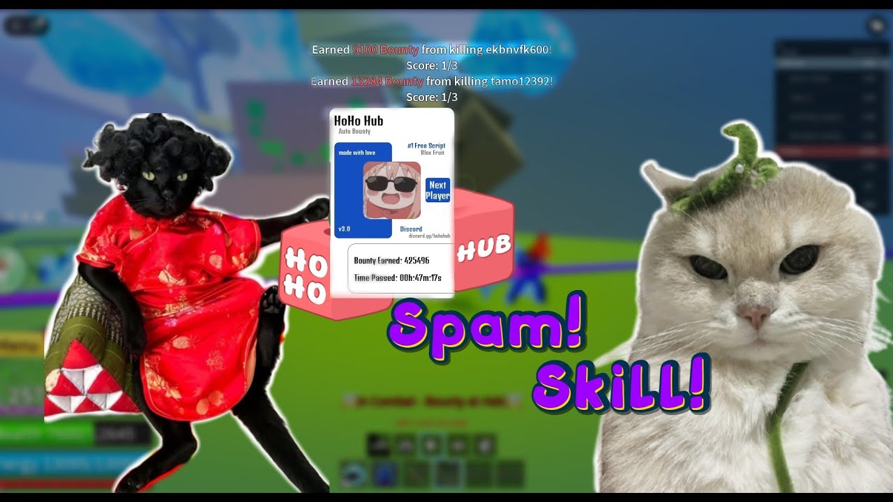 [FREE] Blox Fruits Script | Auto Bounty (HoHo Hub V4) - Showcase - YouTube