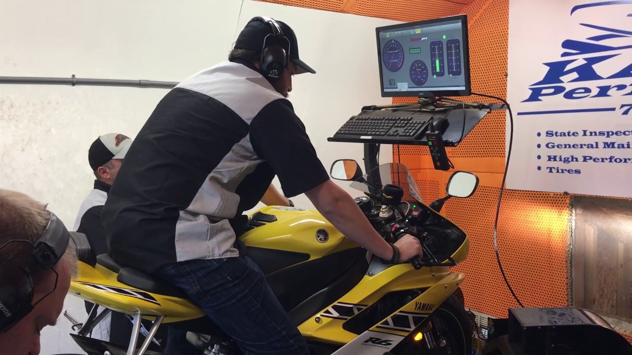 2006 Yamaha R6 Dyno run - YouTube