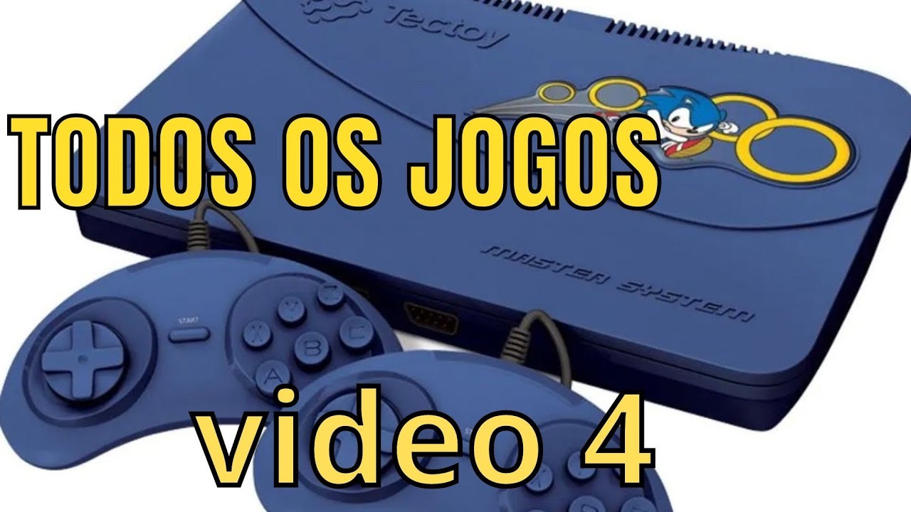 TODOS OS JOGOS games DO MASTER SYSTEM EVOLUTION DA TECTOY - quais são os games jogos _ VÍDEO 4 ...