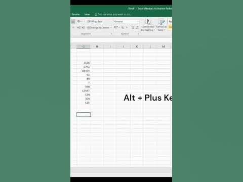 How to add values in Excel within a second and without the need for any formulas. - YouTube