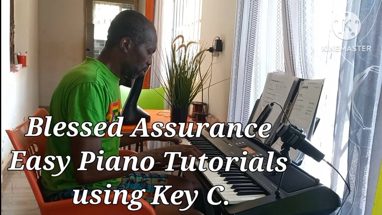 How to play Hymns//Blessed Assurance, using Key C, Easy Piano Tutorials for beginners pklarbi ...