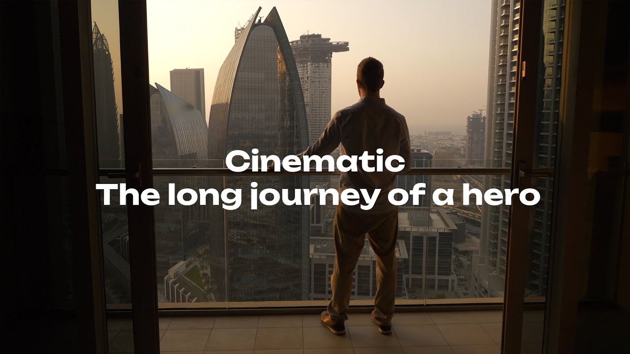Cinematic Inception style. The long journey of a hero - Royalty Free ...