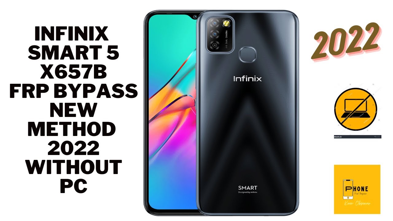Infinix Smart 5 (x657b) Android 10 FRP Bypass Without PC Latest Method ...