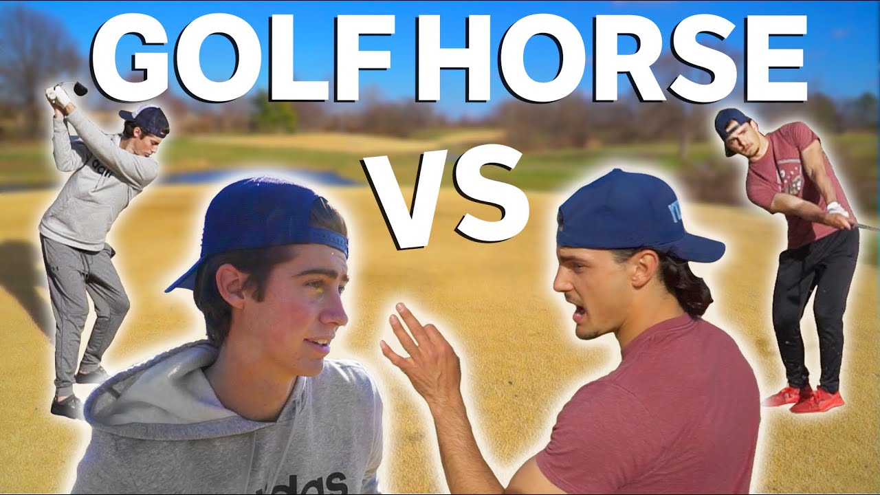 Garrett VS Matt Epic Golf HORSE Challenge #2 | GM GOLF - YouTube