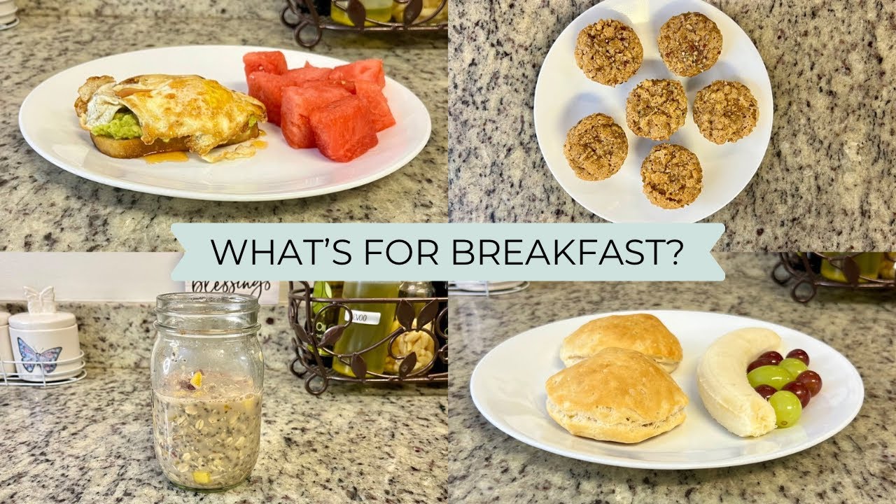 WHAT’S FOR BREAKFAST | EASY & DELICIOUS WORK & SCHOOL BREAKFAST RECIPES ...