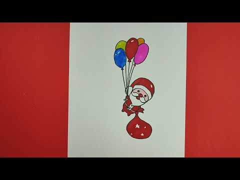 Noel Baba Çizimi, Noel Baba Nasıl Çizilir, Adım adım Noel Baba Çizimi nasıl yapılır
