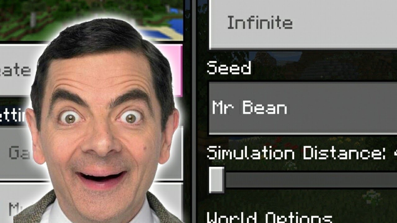 Mr Bean In Minecraft! (Minecraft Mr Bean Seed) - YouTube