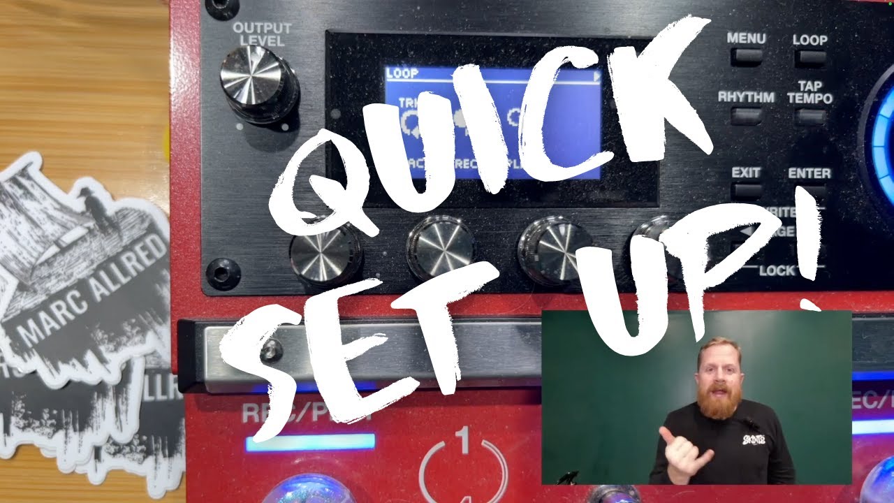 Boss RC 600: Quick Set Up Guide #bossrc600 #howto - YouTube