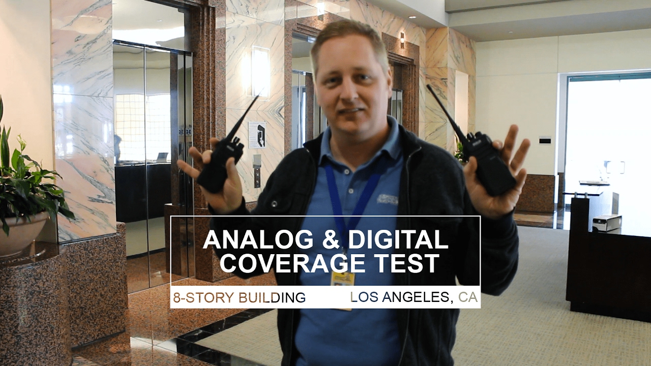 Two-Way Radio Coverage Test - Analog vs Digital - YouTube