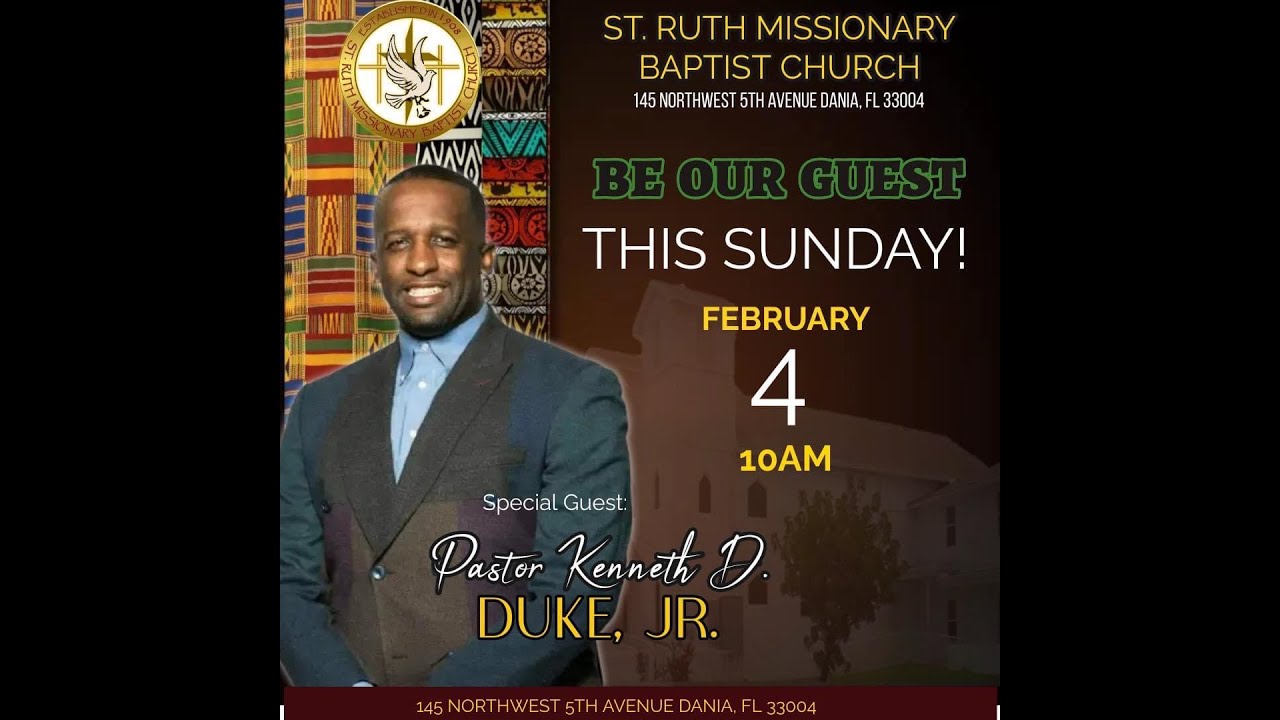 2/4/24 1st Sunday, Pastor Kenneth Duke, Jr., guest speaker *We do not ...